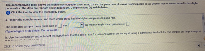 Solved The accompanying table shows the technology output | Chegg.com
