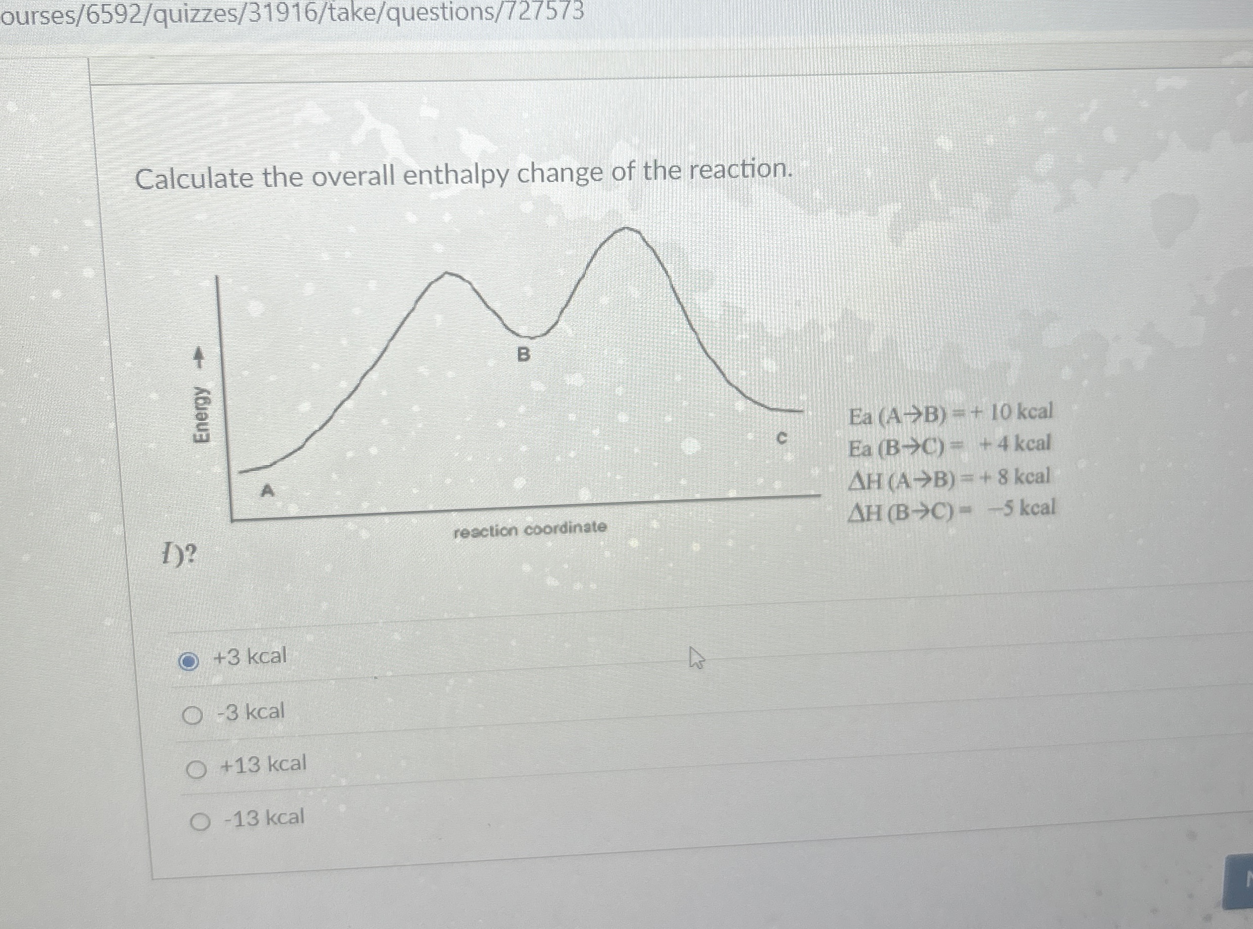 Solved Calculate the overall enthalpy change of the | Chegg.com