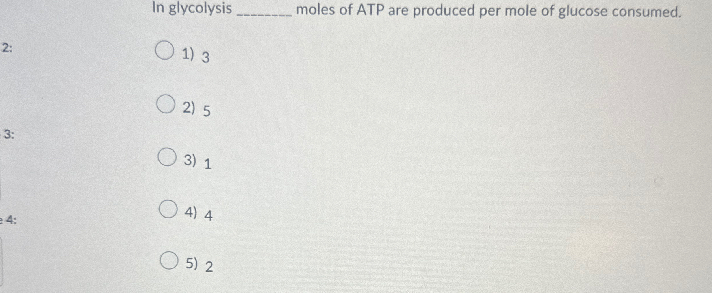 Solved In glycolysis q, ﻿moles of ATP are produced per mole | Chegg.com
