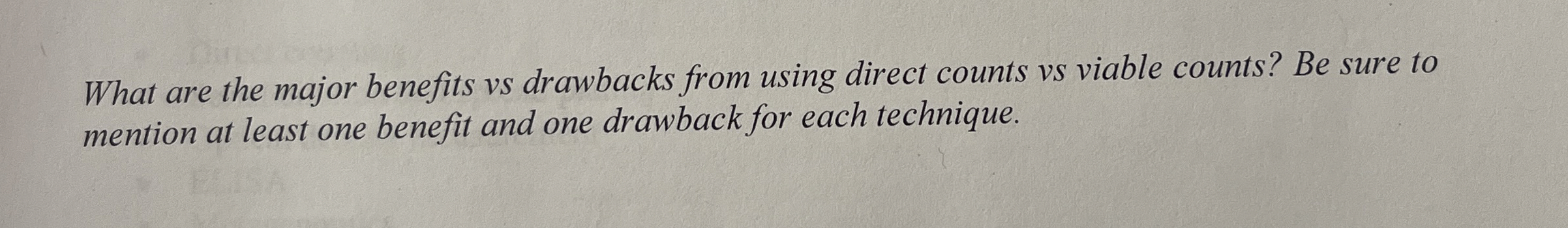 Solved What are the major benefits vs drawbacks from using | Chegg.com