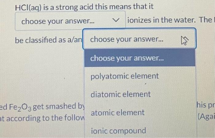 Solved Acid Reaction Al(s)+HCl(aq)→AlCl3(aq)+H2( g)HCl(aq) | Chegg.com