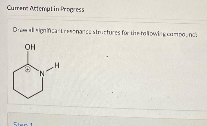 Solved Current Attempt in Progress Draw all significant | Chegg.com