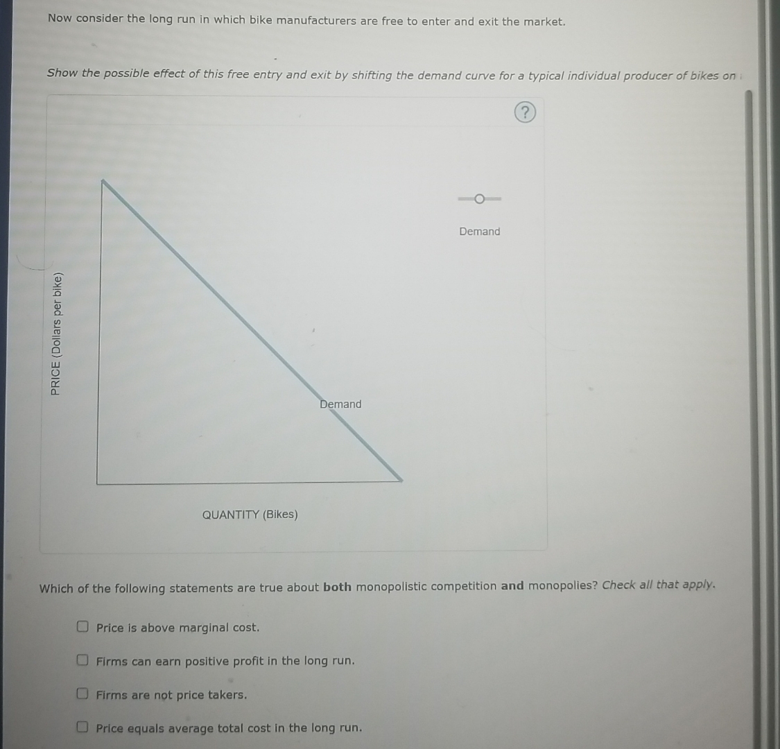 Solved How short-run profit or losses induce entry or | Chegg.com