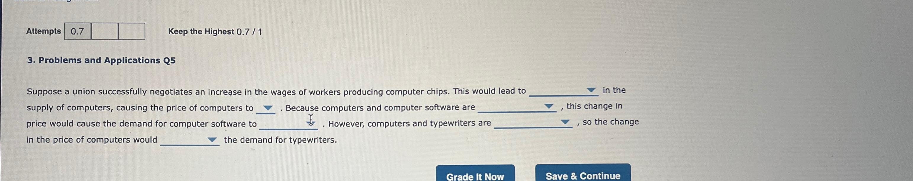 Solved AttemptsKeep the Highest 0.713. ﻿Problems and | Chegg.com