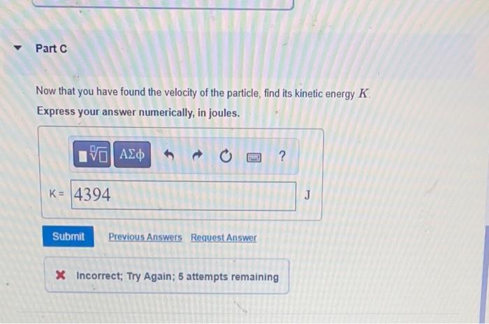 Solved Consider a particle of mass m=130 kg revolving around | Chegg.com