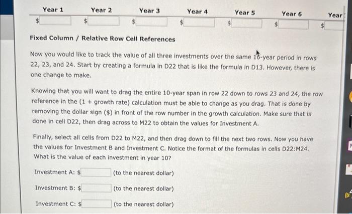 Relative Cell References One of the most powerful | Chegg.com