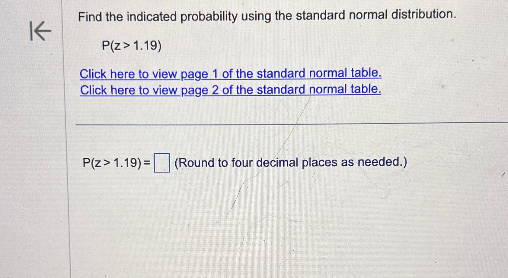 Solved Find the indicated probability using the standard | Chegg.com