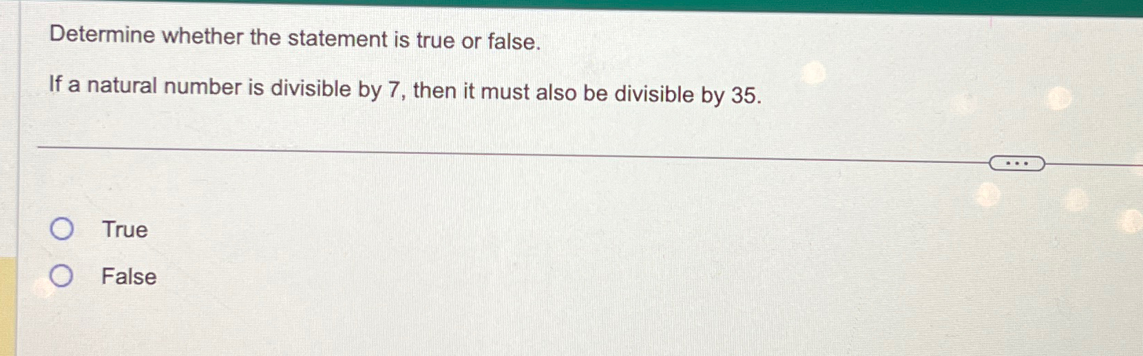 Solved Determine whether the statement is true or false.If a | Chegg.com