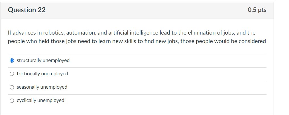 Solved Question 22If advances in robotics, automation, and | Chegg.com