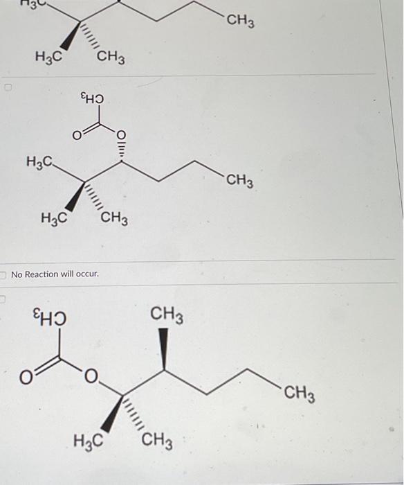 Solved For each reaction shown below, circle all potential | Chegg.com