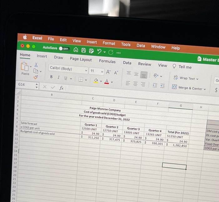Excel File Edit View Insert Format Tools Data Window | Chegg.com
