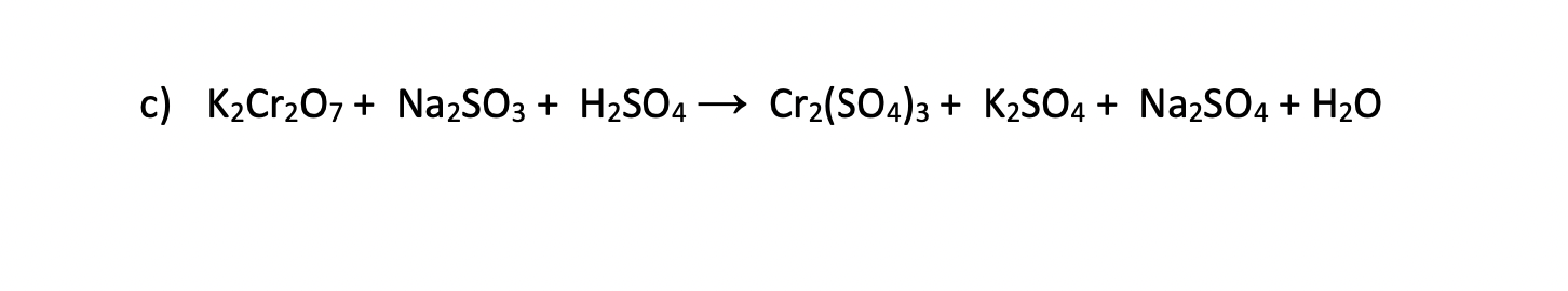 Solved balance the equation using the method of half | Chegg.com