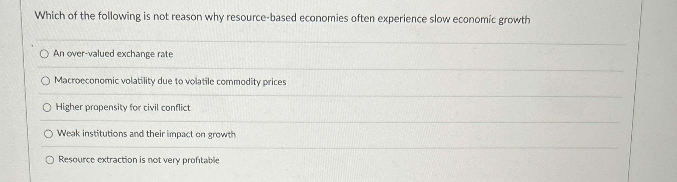 Solved Which of the following is not reason why | Chegg.com