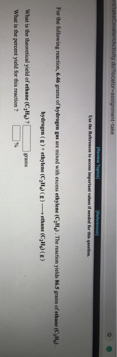 Solved Use the Relerences to access important values if | Chegg.com