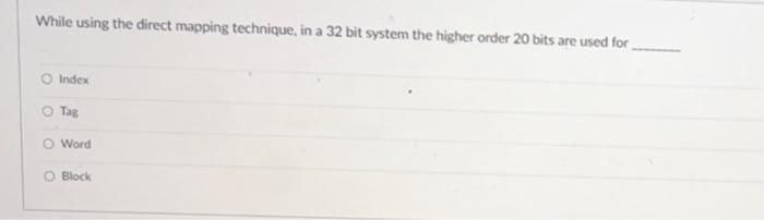 Solved Please help. Imm hesitating between Index abd Tag. | Chegg.com