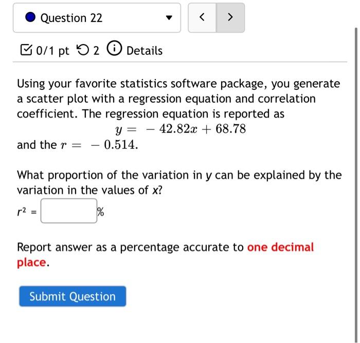 Solved Using your favorite statistics software package, you | Chegg.com