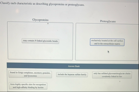 Solved Classify each characteristic as describing | Chegg.com