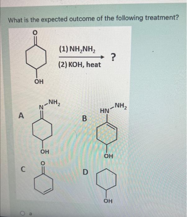 Solved What is the expected outcome of the following | Chegg.com