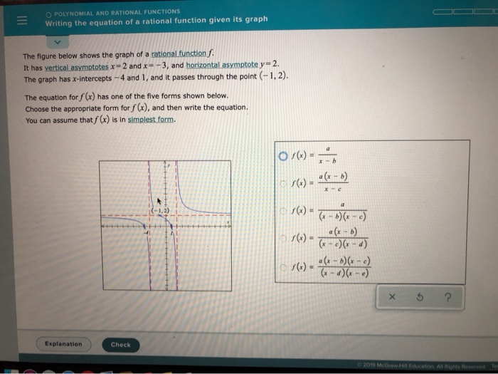 Solved = O POLYNOMIAL AND RATIONAL FUNCTIONS Writing the | Chegg.com Solved = O POLYNOMIAL AND RATIONAL FUNCTIONS Writing the | Chegg.com