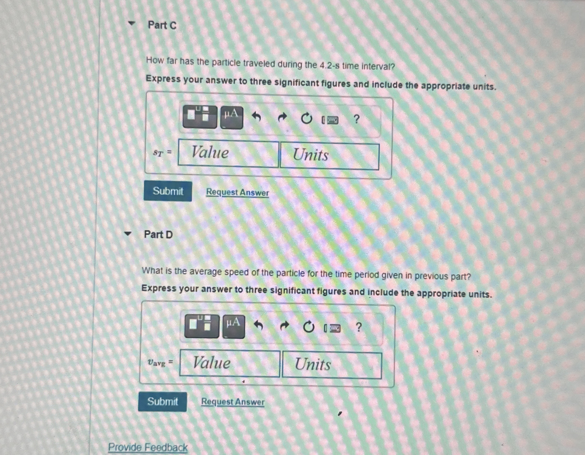 Solved The velocity of a particle traveling in a straight | Chegg.com