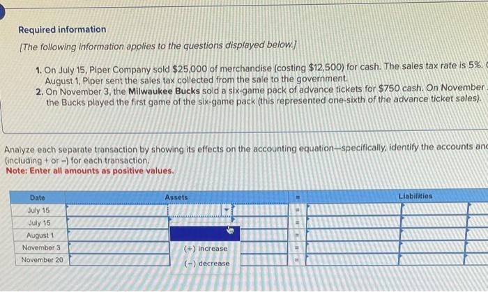 Solved Analyze each separate transaction by showing its | Chegg.com