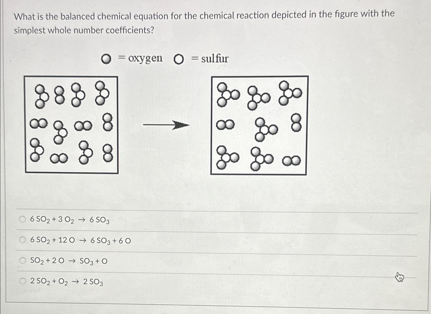Solved What is the balanced chemical equation for the | Chegg.com