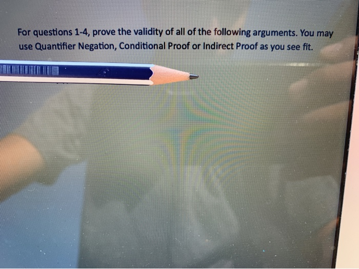 Solved 2. 1. (3x)(AxBx) = (x)(Bx DCx) 2. Bn.Ch c. (x)Ax | Chegg.com