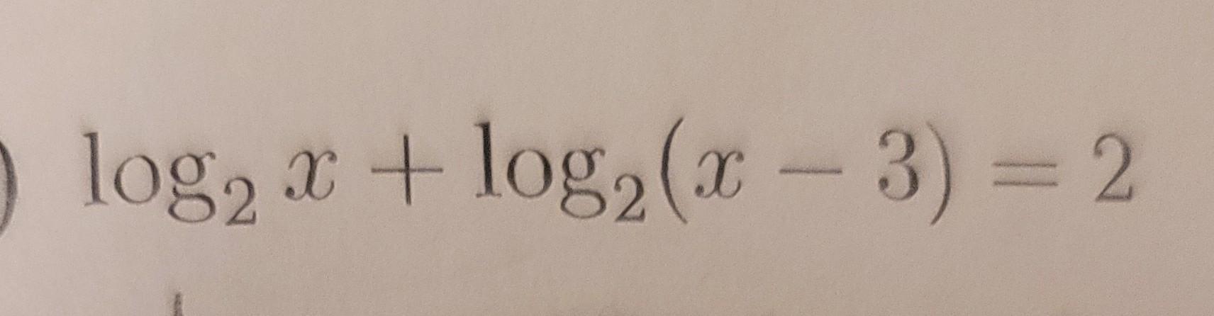 Solved 1) Solve the following logarithms for x: log2x | Chegg.com