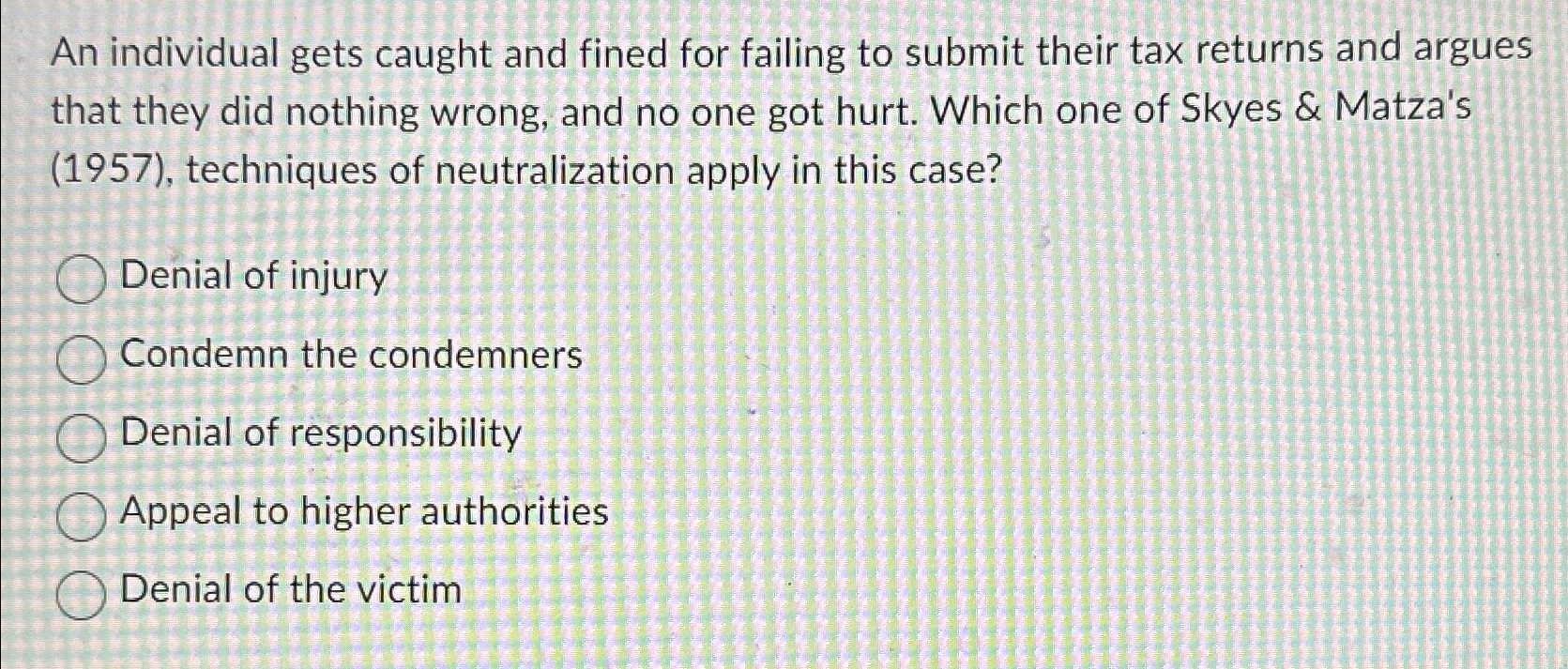 Solved An individual gets caught and fined for failing to | Chegg.com