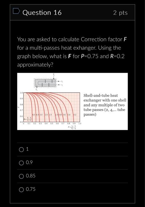 You are asked to calculate Correction factor F for a | Chegg.com