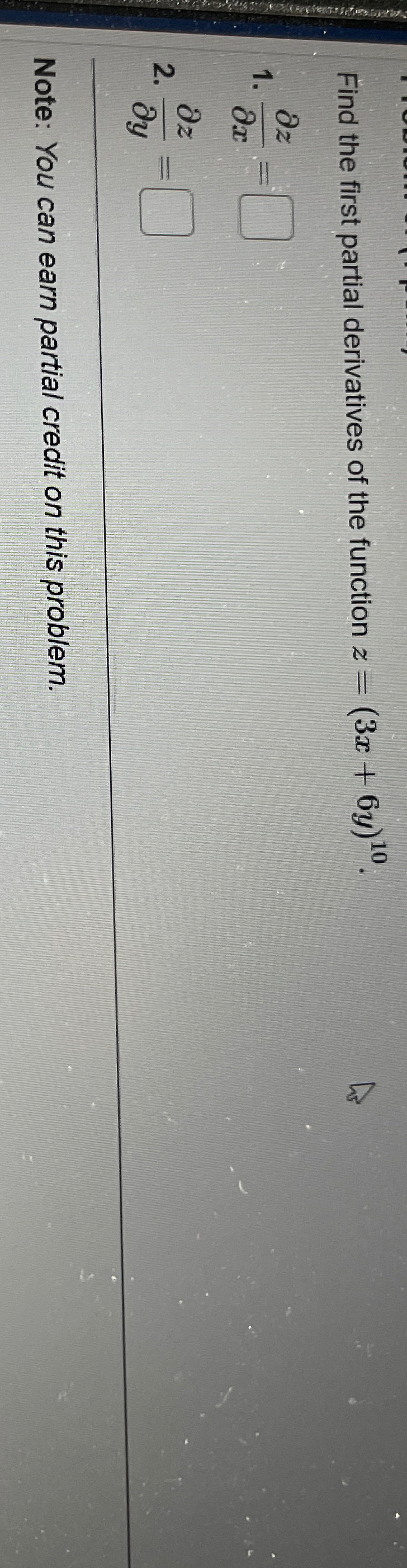 Solved Find the first partial derivatives of the function | Chegg.com