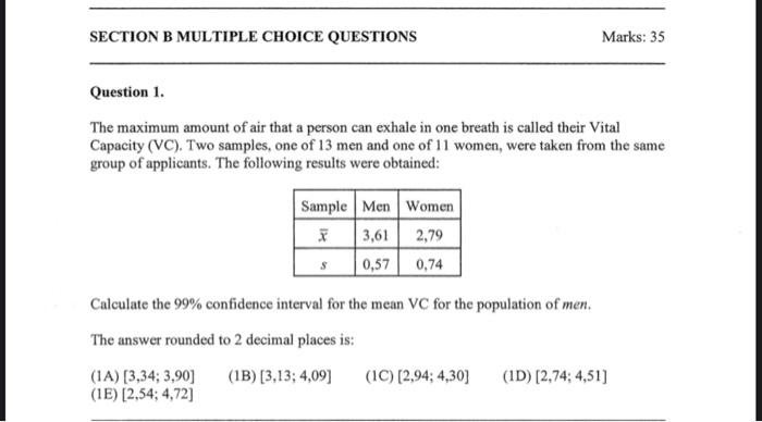 SECTION B MULTIPLE CHOICE QUESTIONS Question 1. The | Chegg.com SECTION B MULTIPLE CHOICE QUESTIONS Question 1. The | Chegg.com