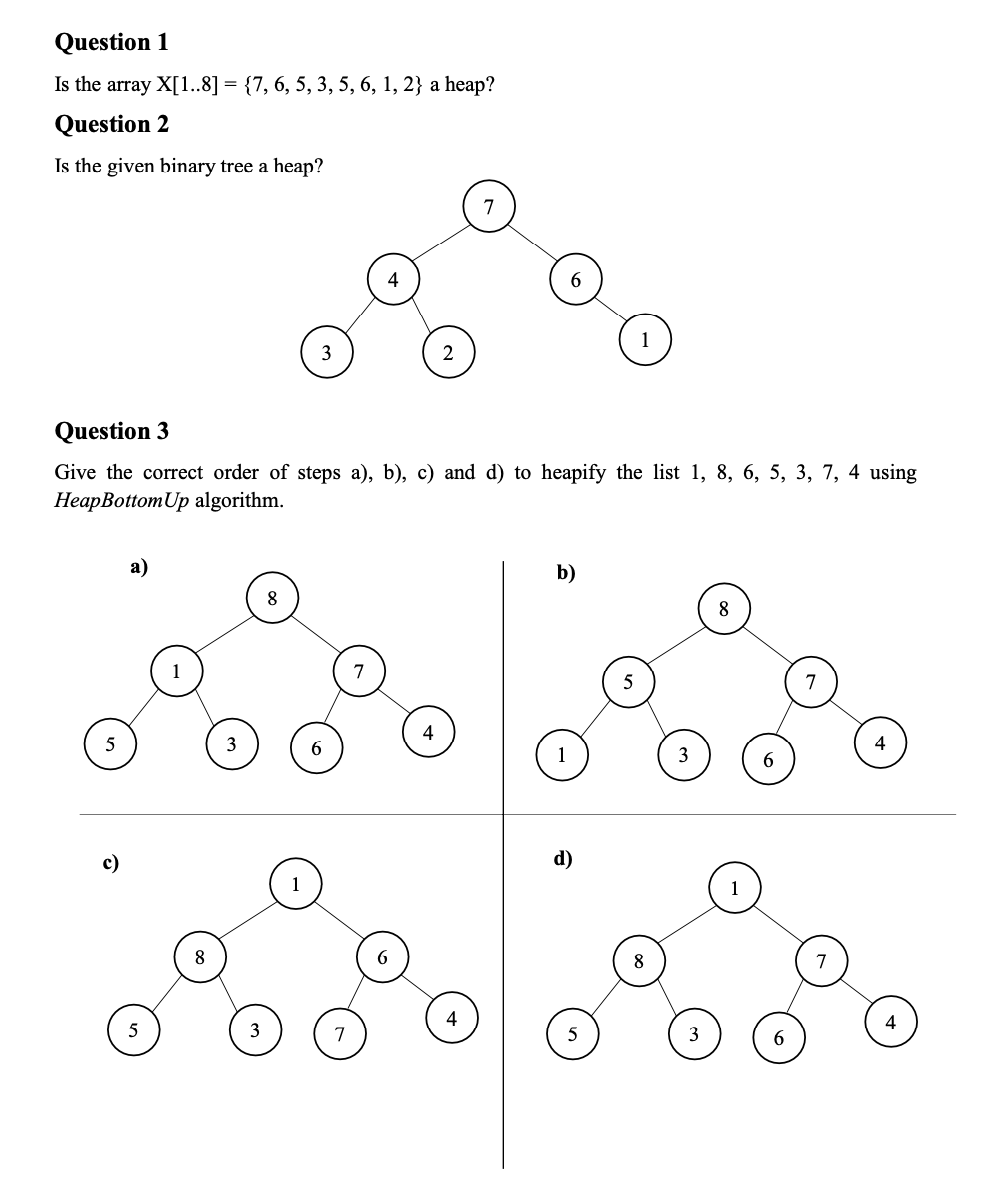 please justify your answers and show the steps of | Chegg.com