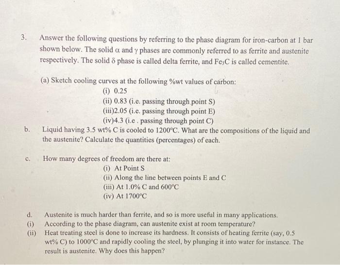 Solved 3. Answer the following questions by referring to the | Chegg.com