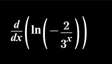 Solved dxd(ln(−3x2)) | Chegg.com