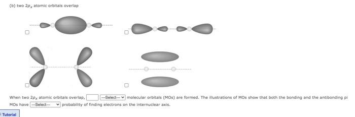 Solved If the z-axis is the internuclear axis between two | Chegg.com