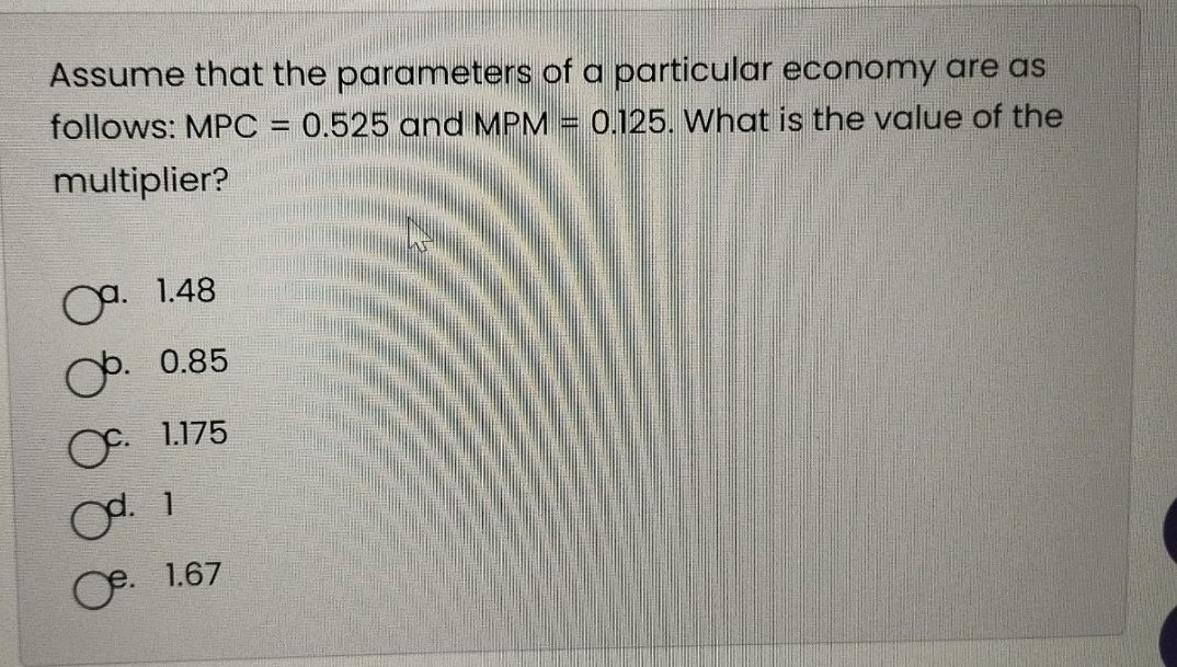 Solved Assume that the parameters of a particular economy | Chegg.com