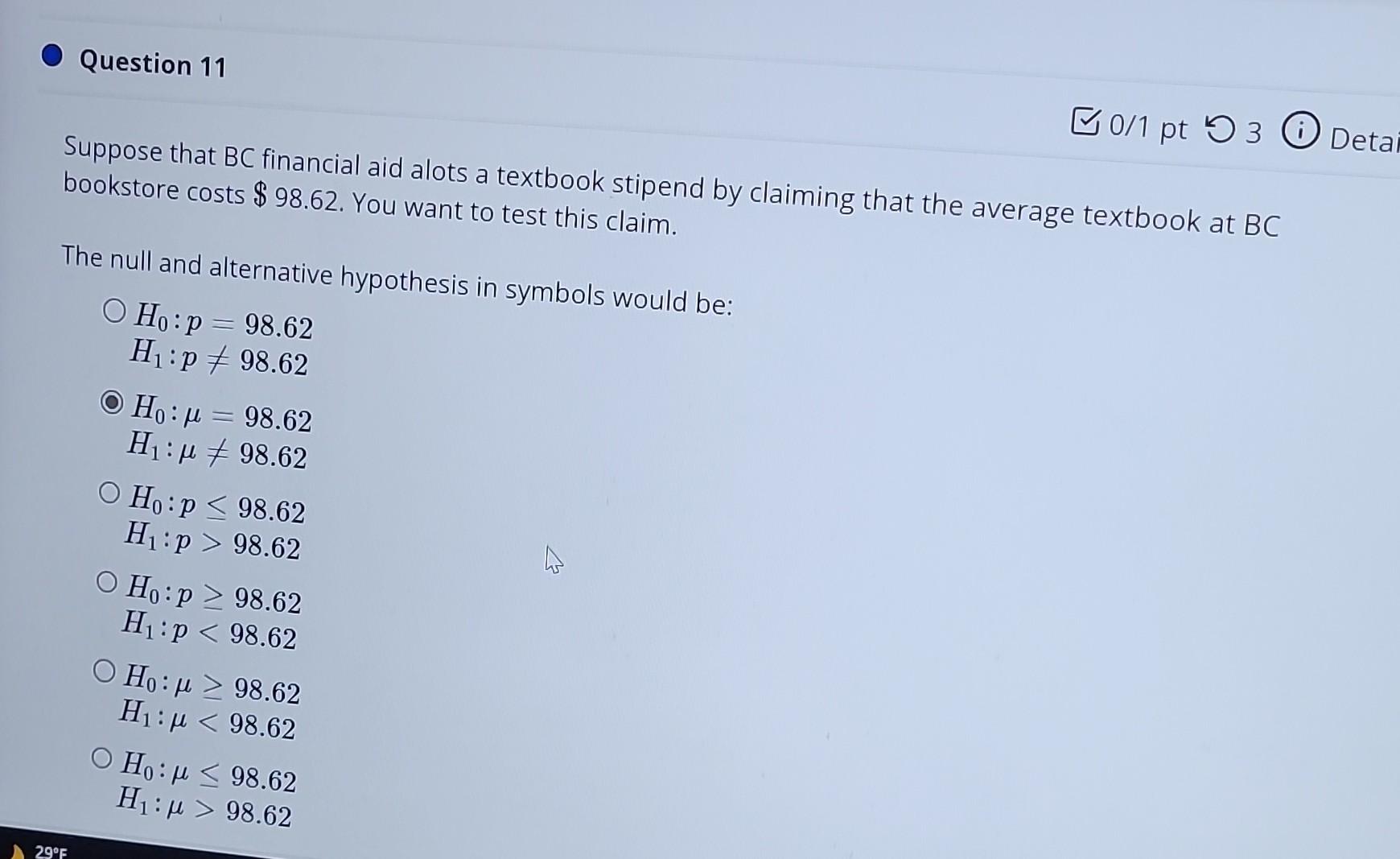 Solved Suppose that BC financial aid alots a textbook | Chegg.com
