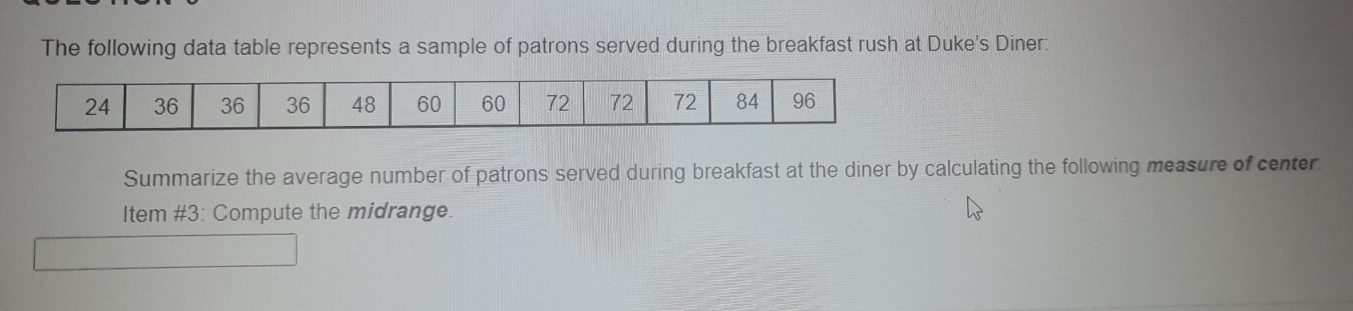 Solved The following data table represents a sample of | Chegg.com
