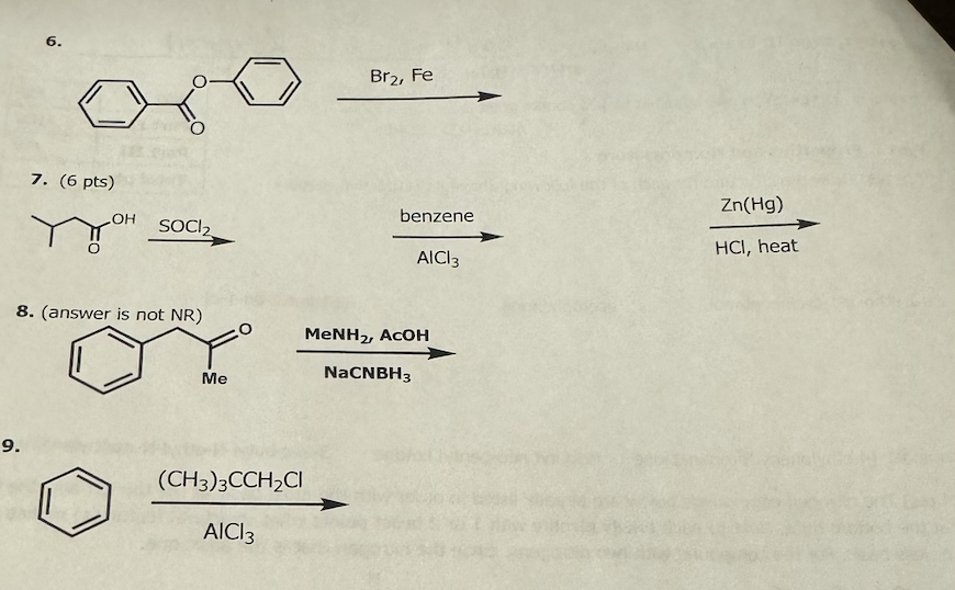 Solved Complete the following reactions. Show the major | Chegg.com