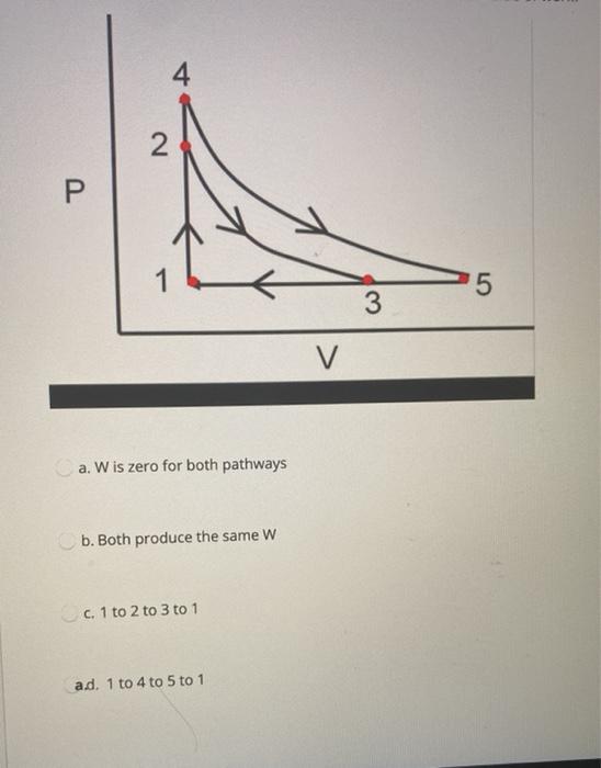 Solved two reversible pathways are shown. Which one has the | Chegg.com