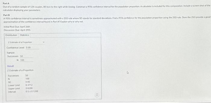 Solved Part A cilculator deptane your paraneters. Part 8 | Chegg.com