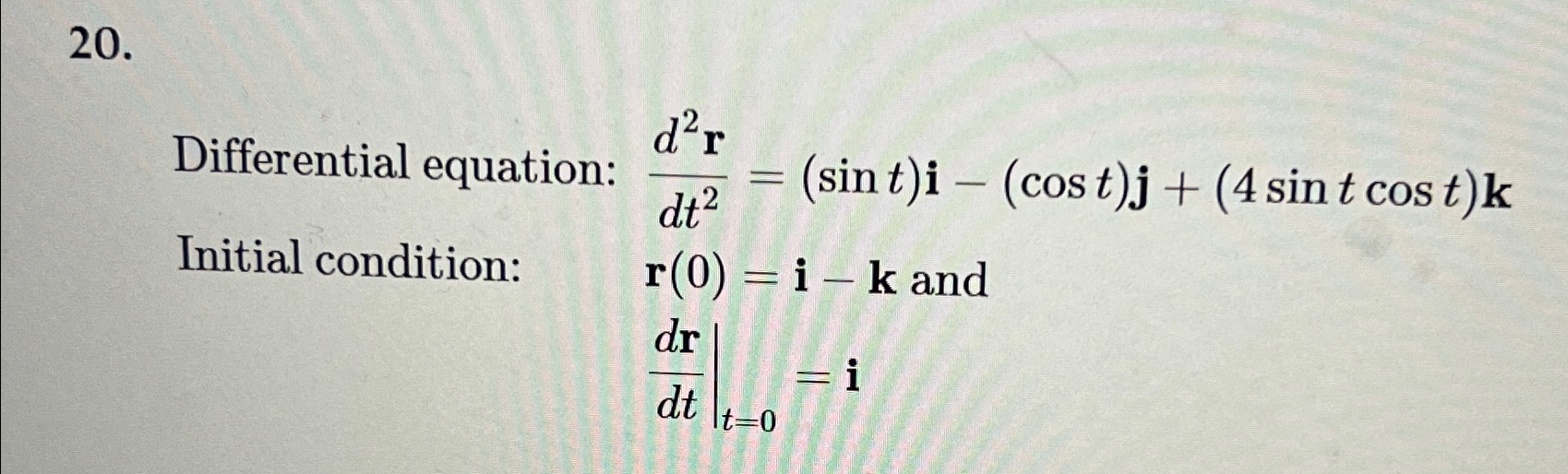 Solved Differential equation: | Chegg.com