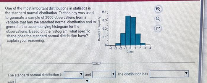 Solved One of the most important distributions in statistics | Chegg.com
