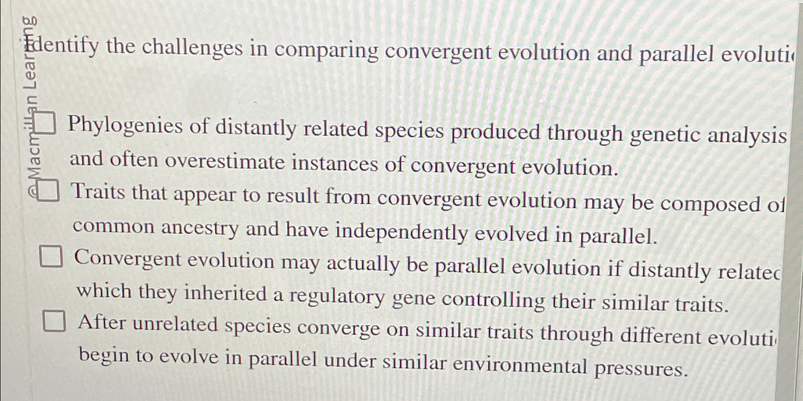 Solved Edentify the challenges in comparing convergent | Chegg.com