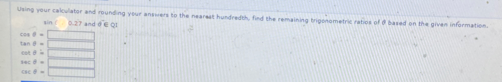 Solved Using your calculator and rounding your answers to | Chegg.com