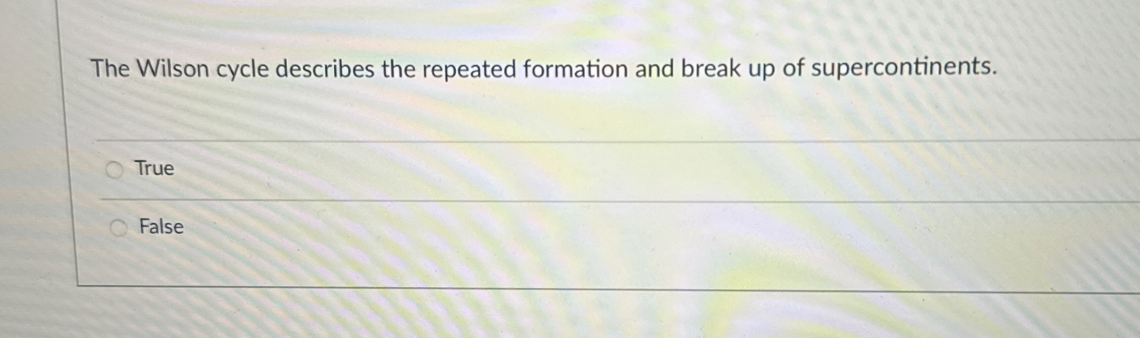 Solved The Wilson cycle describes the repeated formation and | Chegg.com