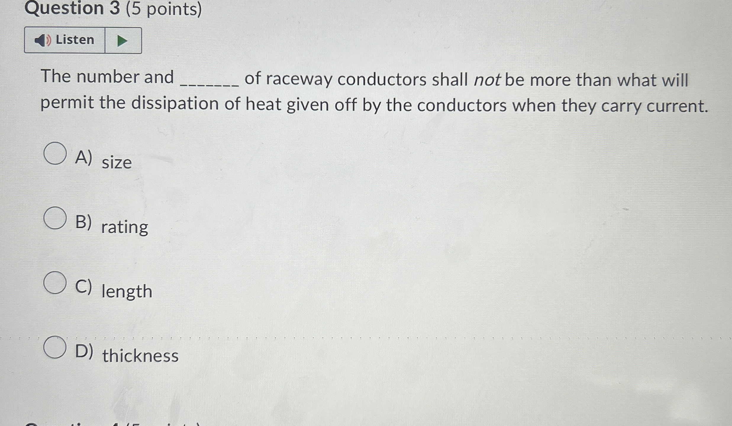 Solved Question 3 (5 ﻿points)ListenThe number and q, ﻿of | Chegg.com