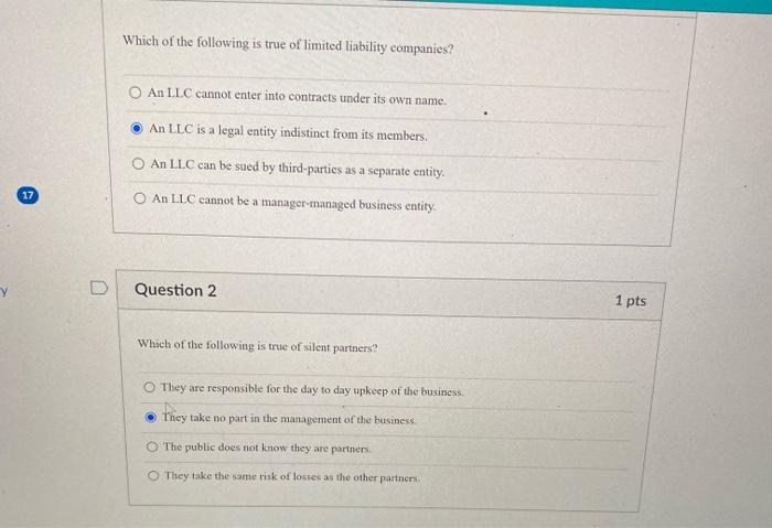Solved HELLO! Can someone please check if these are right if | Chegg.com