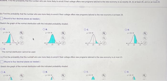 Solved Determine whether you can use a normal distribution | Chegg.com